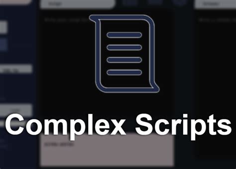 Complex Scripts By Foxbostudios