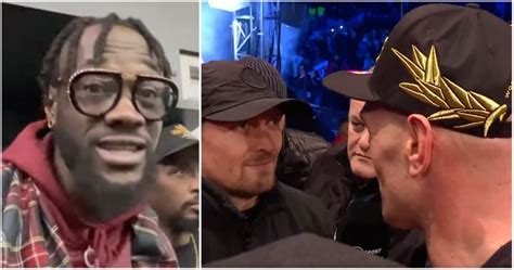 Tyson Fury Vs Oleksandr Usyk Deontay Wilders Controversial Statement