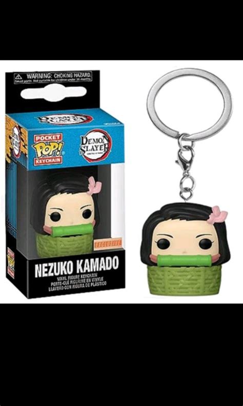 Nezuko Kamado Keychain Basket Hobbies And Toys Memorabilia