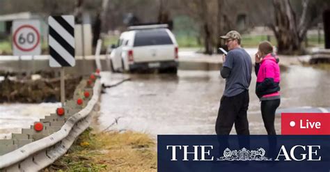 Victoria Floods Live Updates Man Dies In Rochester As Flooding