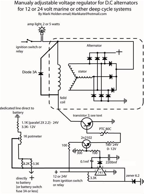 Alternator With Built In Voltage Regulator Wiring Diagram Al