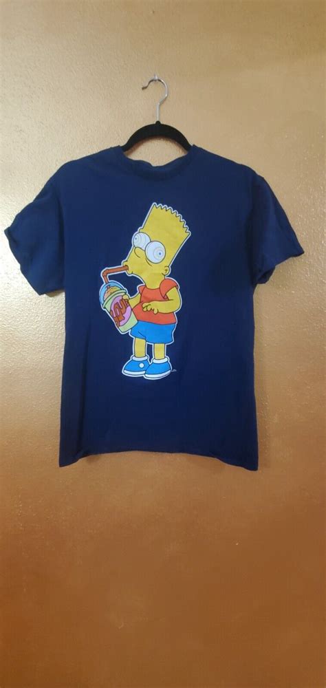 Bart Simpson The Simpson Shirt Vintage Size M Gem