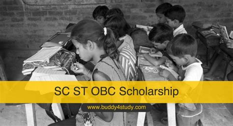 Sc St Obc Scholarship 2025 Eligibility Awards Application Form