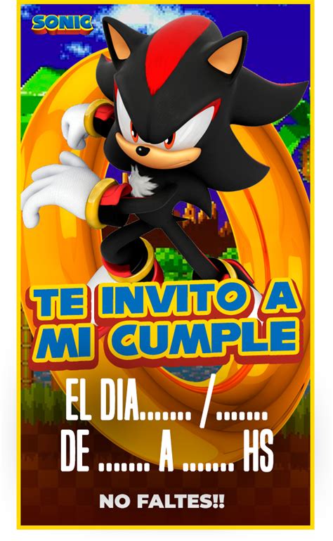 Kit Imprimible Gratis Sonic Shadow The Hedgehog Candy Bar Candy Bar Gratis Dedicatorias De