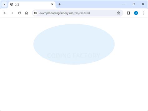 Css Tutorial 원 또는 타원 만드는 방법 Coding Factory