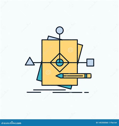 Algorithm Business Foretelling Pattern Plan Flat Icon Green And