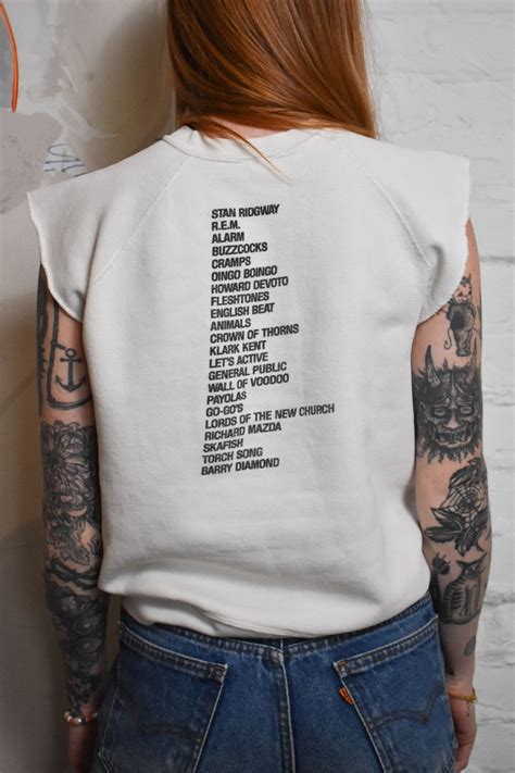 Vintage 1980s Irs International Record Syndicate Cropped Sleeve
