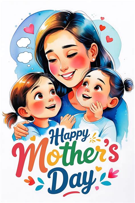 De Dos Hijas La Madre Y Ilustraciones Stock Vectores Y Clipart 327