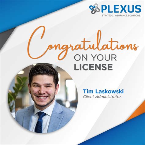 Congratulations To Tim Laskowski Who The Plexus Groupe Facebook