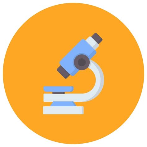 Premium Vector Microscope Flat Illustration
