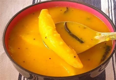 গ্রামবাংলার স্টাইলে এভাবে বানান কাঁচা আম দিয়ে মুসুর ডাল Summer Mango Dal How To Make Aam