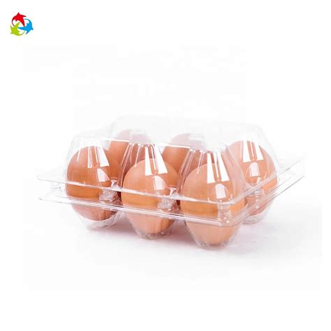 Alibaba Express China Plastic Clear 6 Holes Eggs Packaging Crate Tray