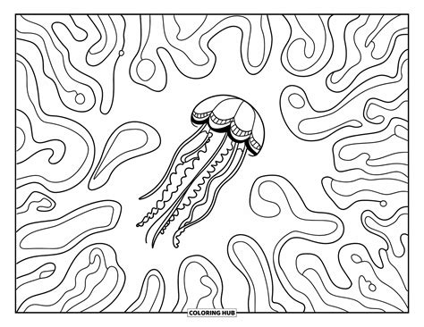 Jellyfish Coloring Pages For Adults