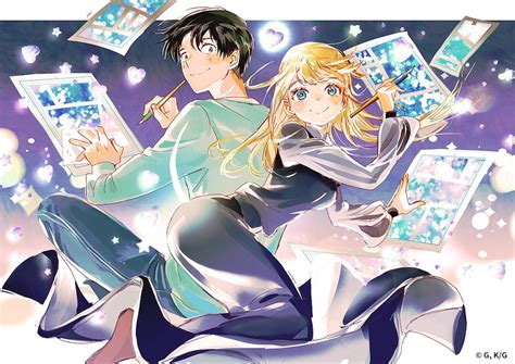 【情報】官方釋出的《鄰人似銀河》動畫化紀念插圖「つるまいかだ」！ 雨隠ギド 作品集 哈啦板 巴哈姆特