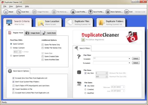 Topic Search Criteria Tab