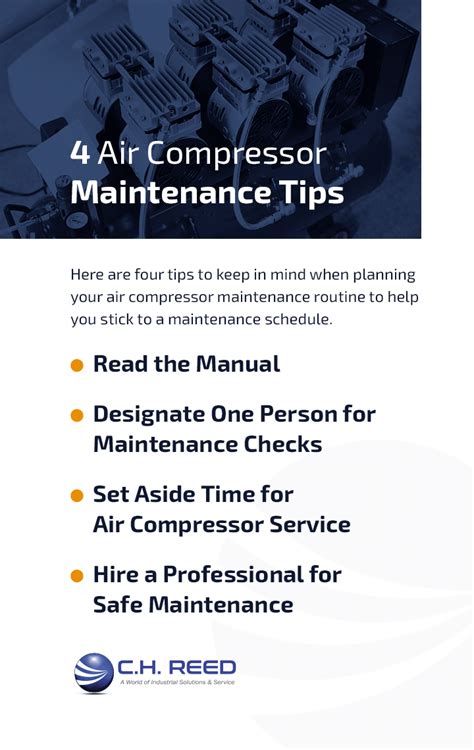 Industrial Air Compressor Preventive Maintenance Ch Reed