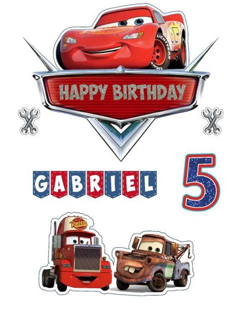 Lightning Mcqueen Cake Topper Printable Printable Word Searches