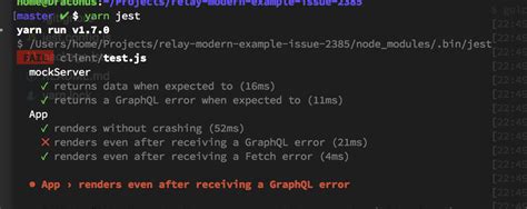 🚨 Modern Queryrenderer Fetch Operation Throws Uncaught Error · Issue 2385 · Facebookrelay