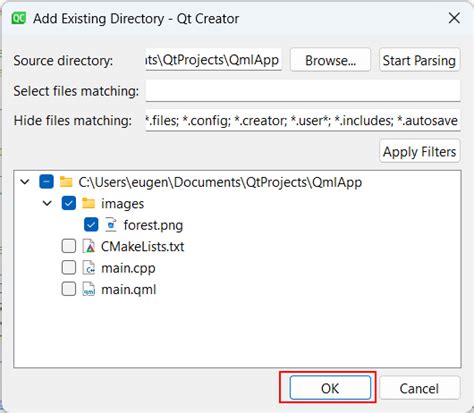 Qt и С Image и изображения Добавление ресурсов в проект