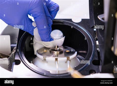 Cleaning Of Ion Source Of Mass Spectrometer By Laboratory Worker In