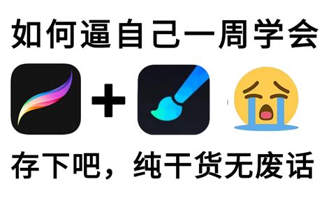 【比自学强十倍】清华大佬专门为小白量身录制的画世界procreate绘画通用视 哔哩哔哩