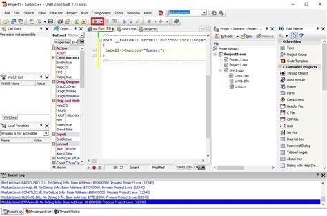 Builder VCL Forms Application C