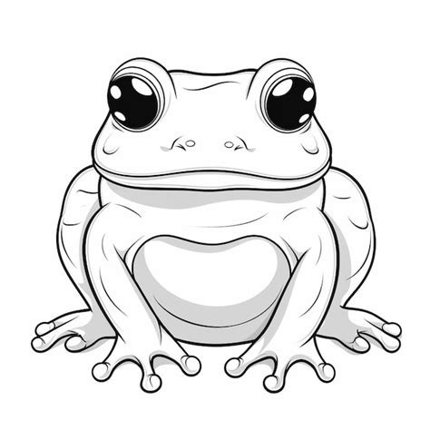 Premium Ai Image Scrotum Frog Cute Love Cute Cute Coloring Book