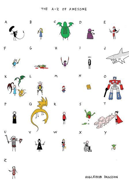 Varietats Geek Alphabet By Dagsson Alphabet Poster Geek Stuff