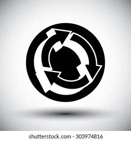 Reload Refresh Arrows Loop Vector Simple Stock Vector Royalty Free Shutterstock