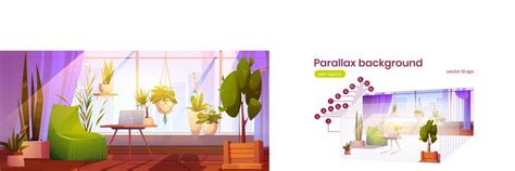 Parallax Background With Cityscape Alleyway Vector Image