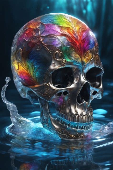 Pin Von George Schreffler Auf Skulls Tod Halloween