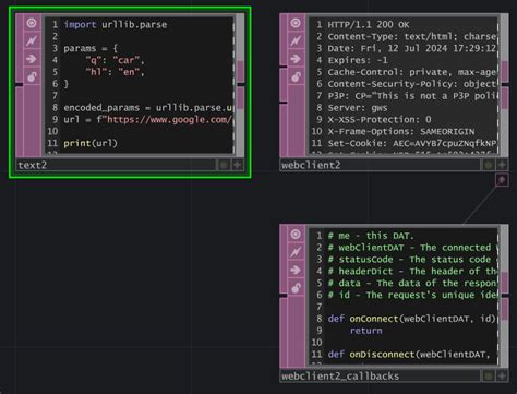 Parameters In The Webclient Beginners Touchdesigner Forum