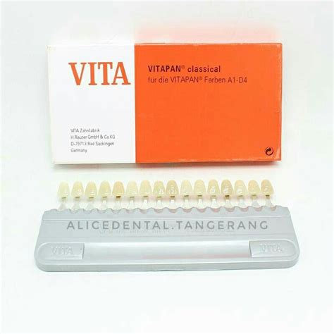 Jual Shade Guide Vitapan Vita Classical Dental Shade Guide 16 Contoh
