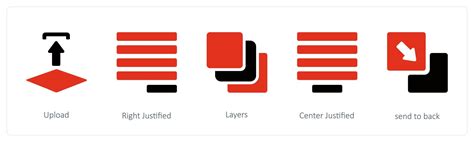 Premium Vector Upload Right Justified Layers
