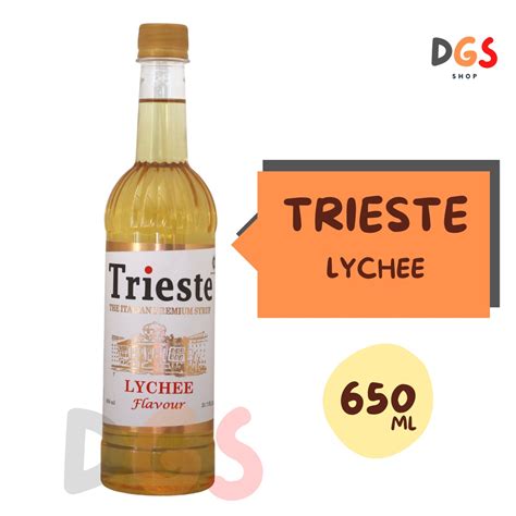 Jual Syrup Trieste Lychee Sirup Rasa Lychee 650 Ml Shopee Indonesia