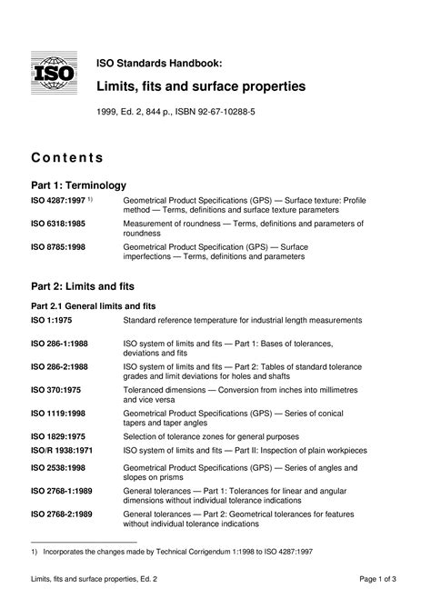 Chapter The Iso System Of Limits And Fits Tolerances And 59 Off