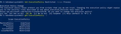 Powershell How To Set The Execution Policy For The Powershellise