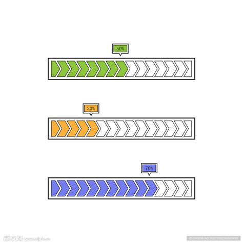 数据加载进度条设计图 卡通设计 广告设计 设计图库 昵图网