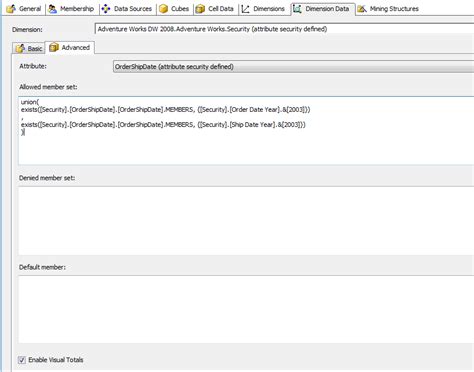 Chris Webbs Bi Blog Replacing Cell Security With Dimension Security