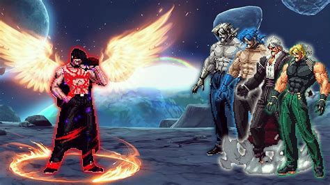KOF MUGEN Orochi Yasakani Vs Bosses Rugal Team YouTube