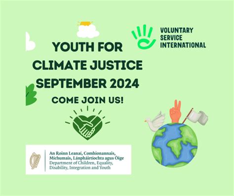 Apply Now Youth For Climate Justice Project 2024 Eurodesk Ireland