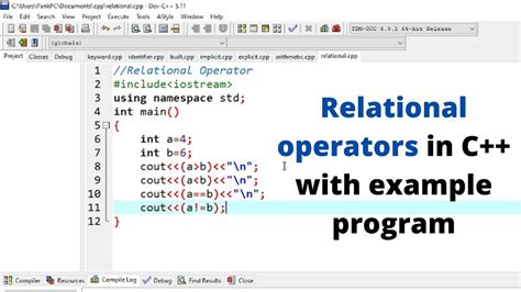 Relational Operators In C With Example C Programming Tutorial 17 Youtube