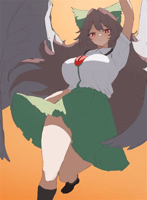 Reiuji Utsuho Touhou Drawn By Moriforest Danbooru