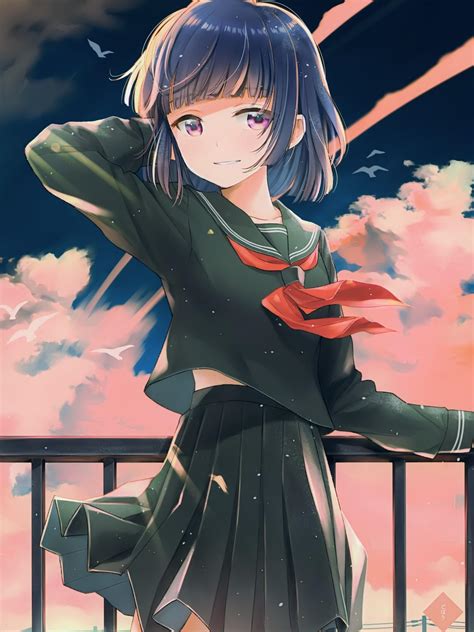 Hot Sexy Cute Anime School Girl Kotiartist