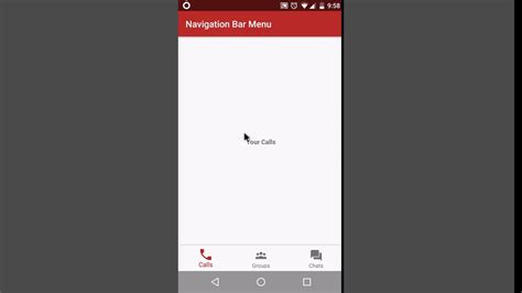 Android Navigation Bar Menu Tutorial Using Bottom Bar Library YouTube
