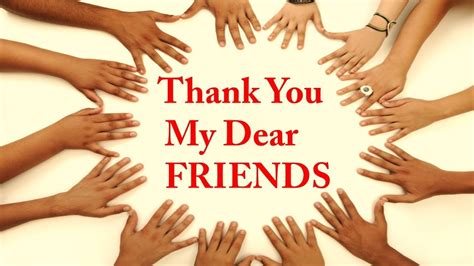 Thank You All My Friends