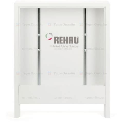 Шкаф коллекторный приставной, Rehau, AP 130/1005, сталь, белый, ширина ...