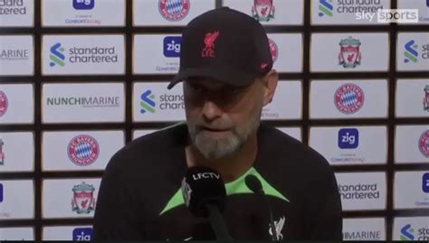 Jurgen Klopp On Saudi Transfer Window Being Longer Than Europes It