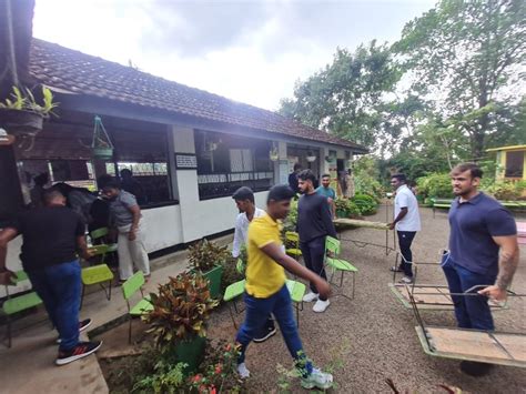 Conducting Painting And Renovation Day And Providing At Dharmaraja