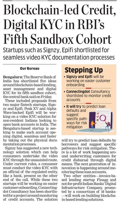 Ankit Ratan On Linkedin Rbi Regulatorysandbox Fintech Innovation